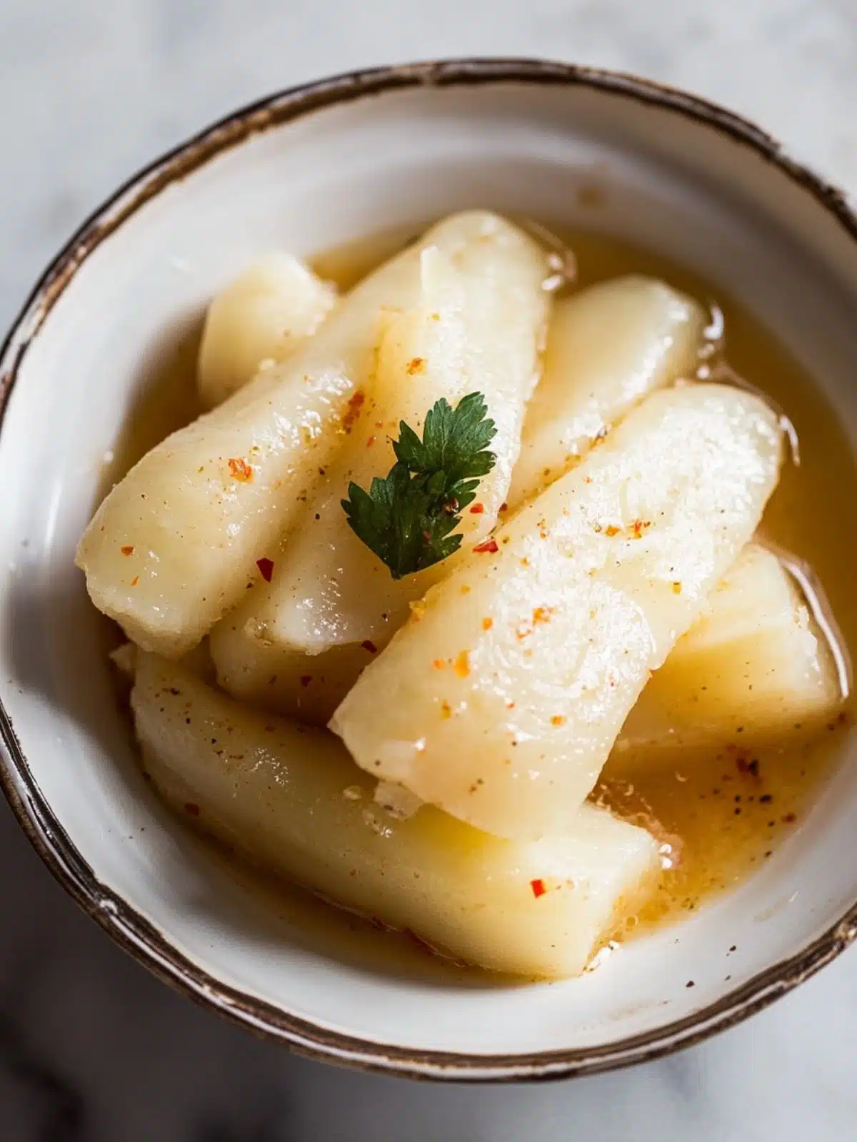Boiled Cuban Yuca con Mojo